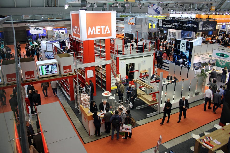 META-Regalbau präsentierte auf LogiMAT effizientere Logistik-Lösungen
