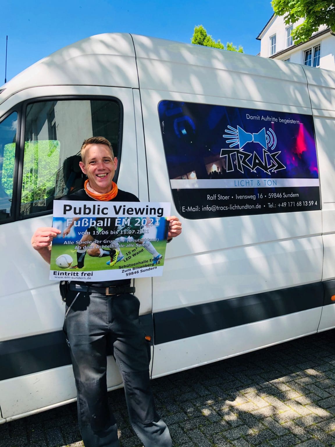 Christian Drees jubelt in Arnsberg