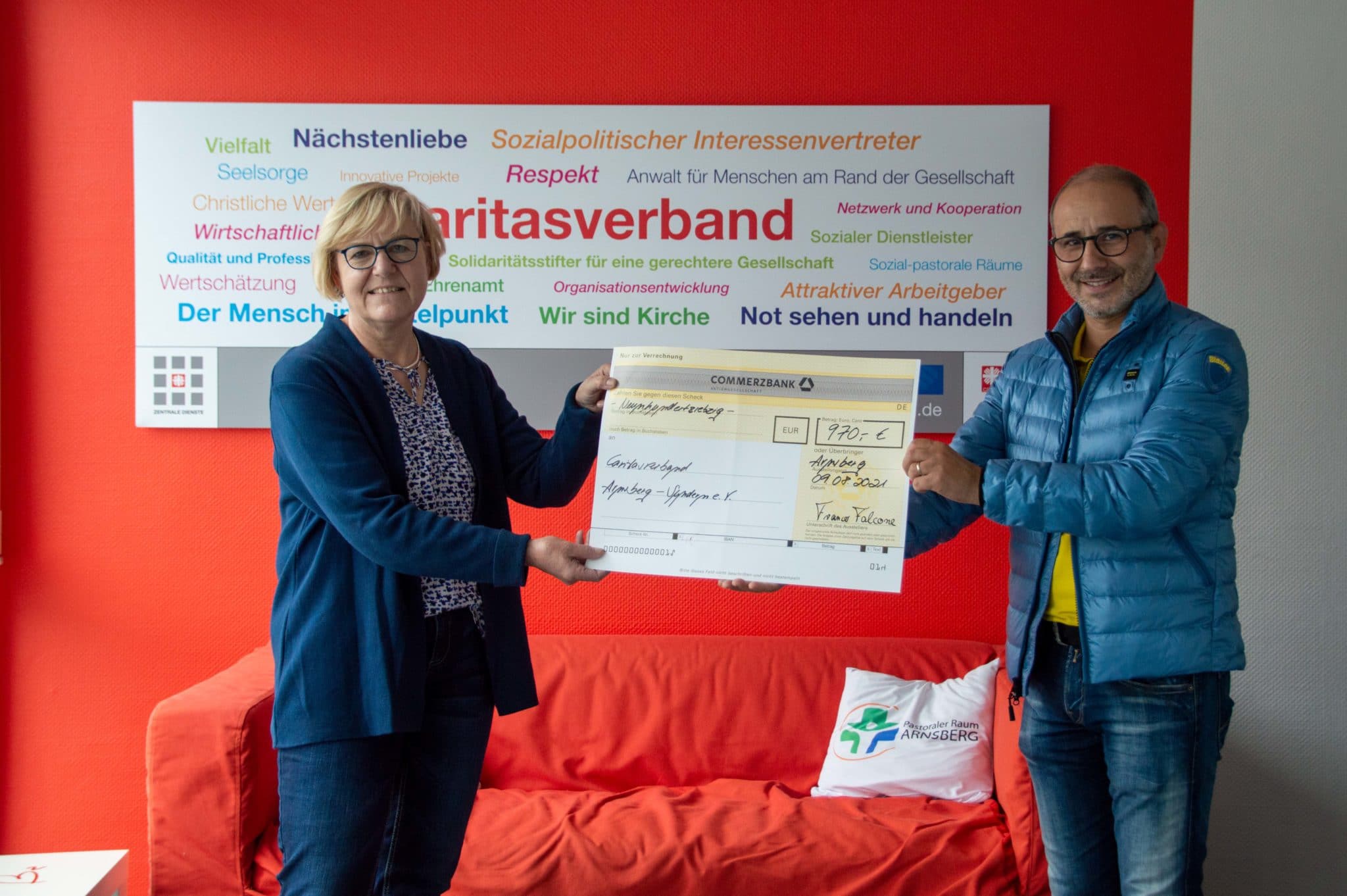 Franco Falcone Hair Design unterstützt Spendenaufruf des Caritasverbandes