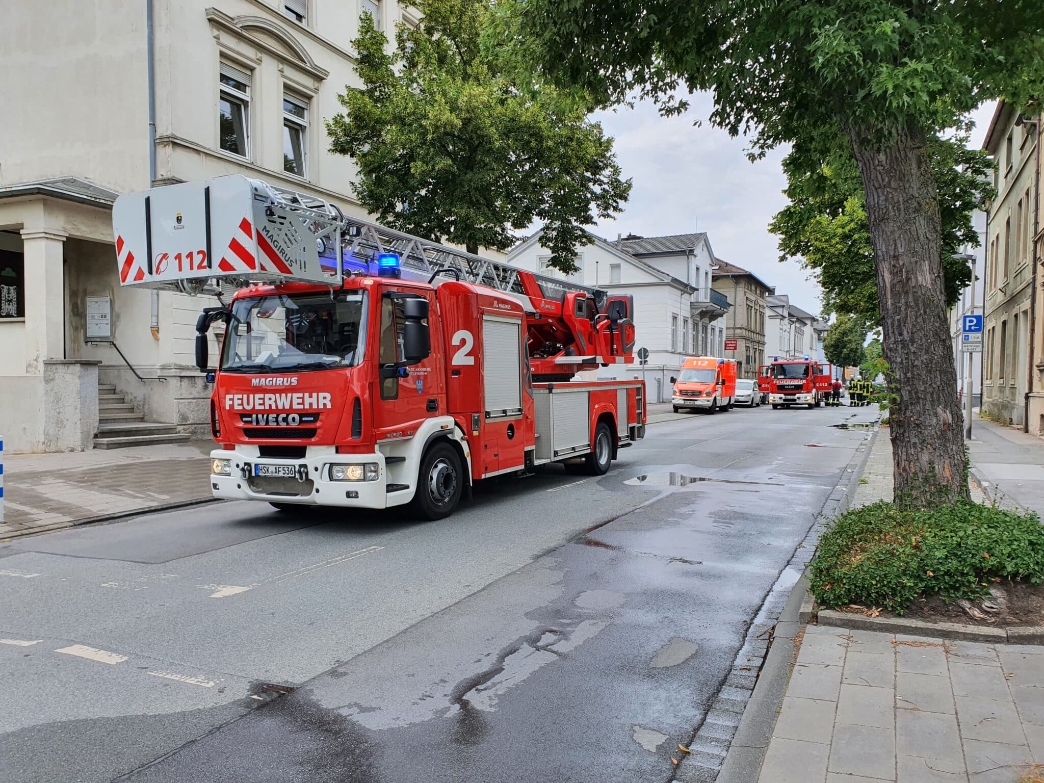 Feuerwehreinsatz in Arnsberg – Rauchmelder schlägt Alarm