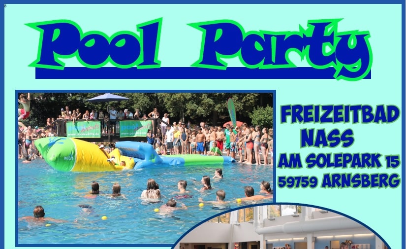 Dorfinfo.de: Pool-Party mit freiem Eintritt im NASS