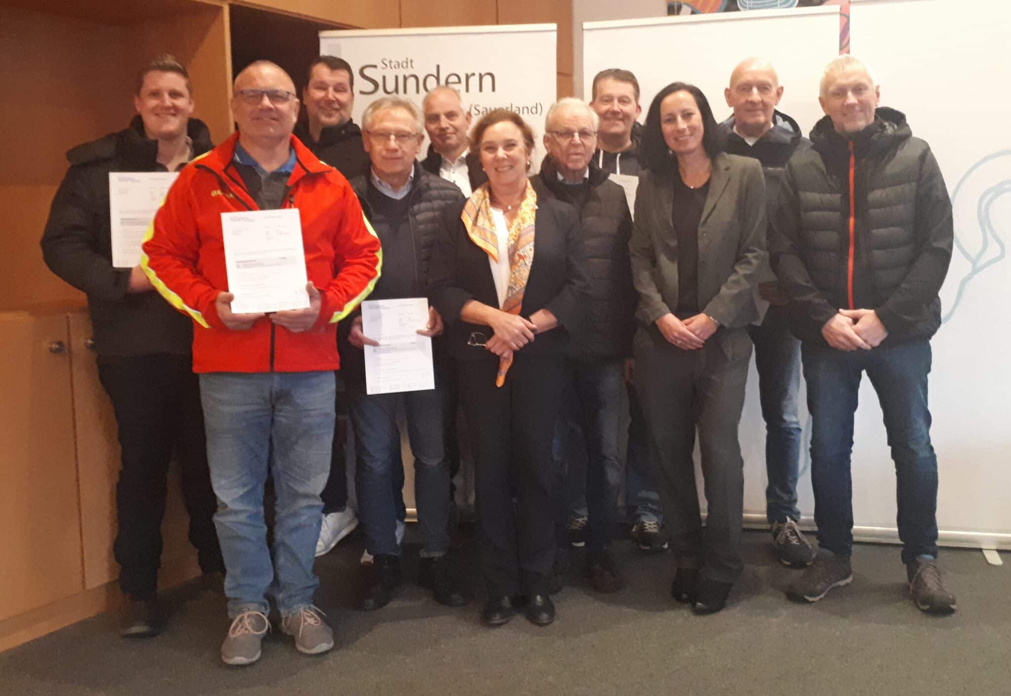 158.805 Euro für den Sport in Sundern