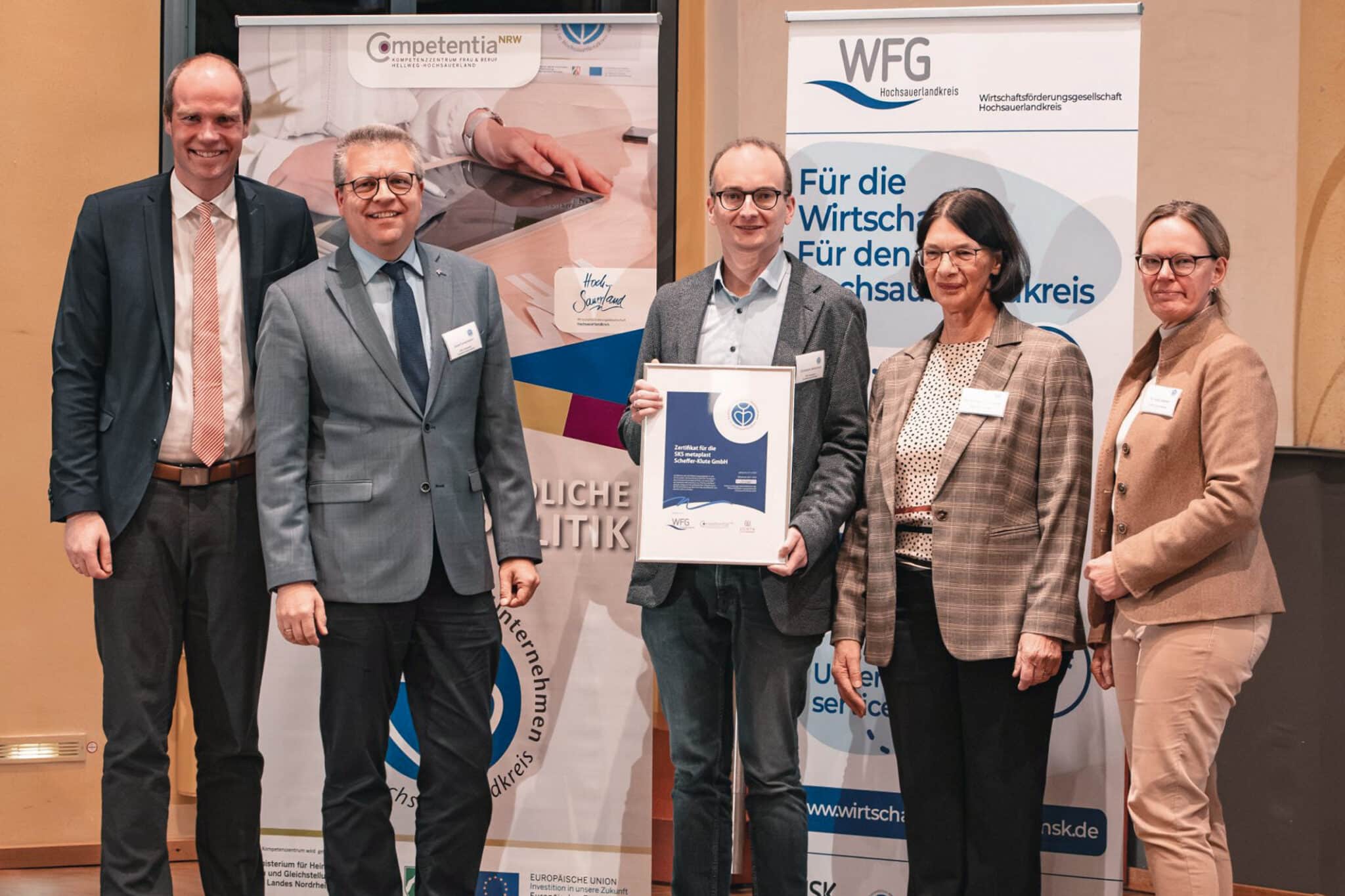 SKS GERMANY erneut als „Familienfreundliches Unternehmen“ ausgezeichnet