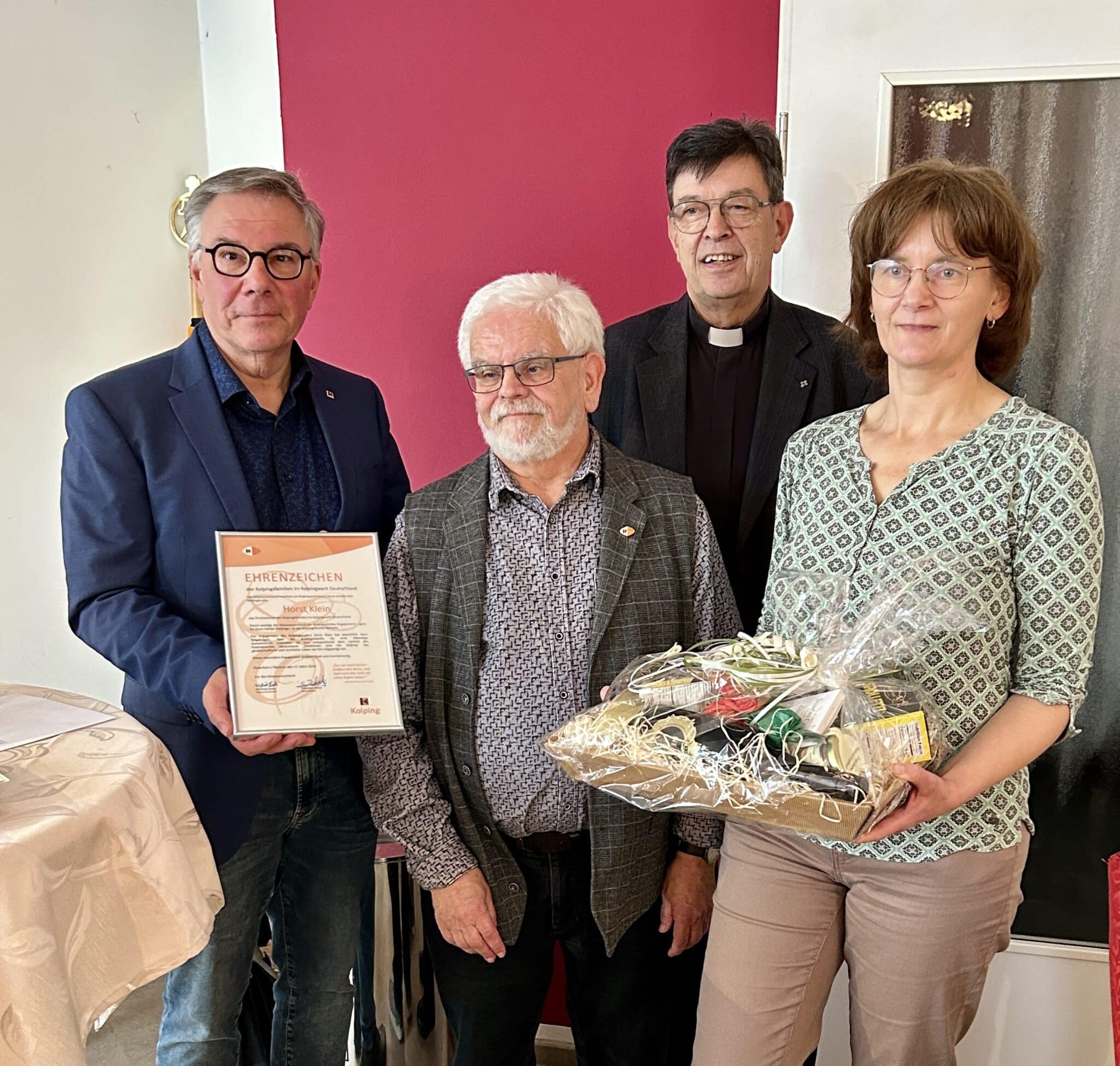 Kolpingsfamilie Neheim verleiht hohe Auszeichnung an Horst Klein