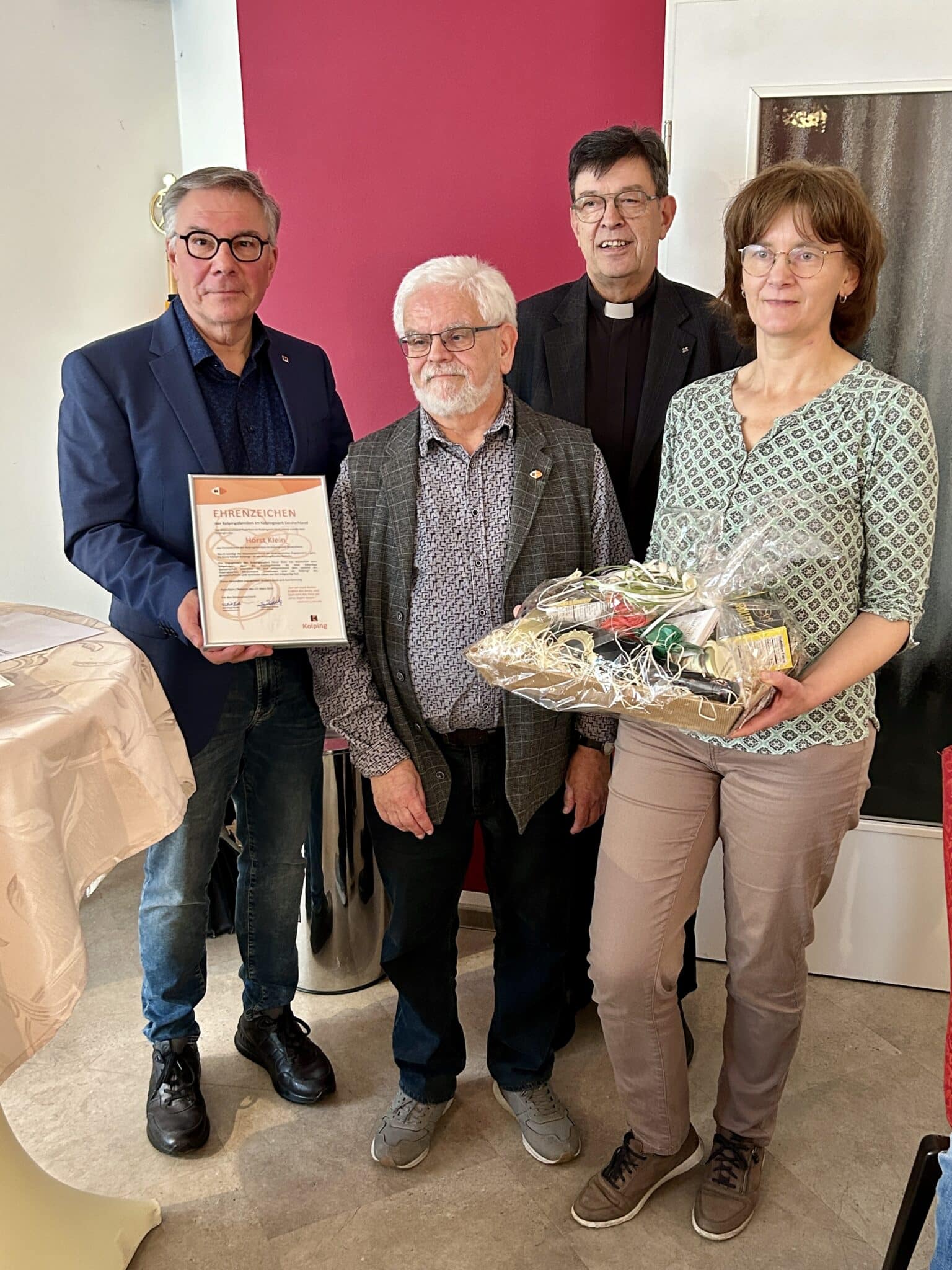 Kolpingsfamilie Neheim verleiht hohe Auszeichnung an Horst Klein